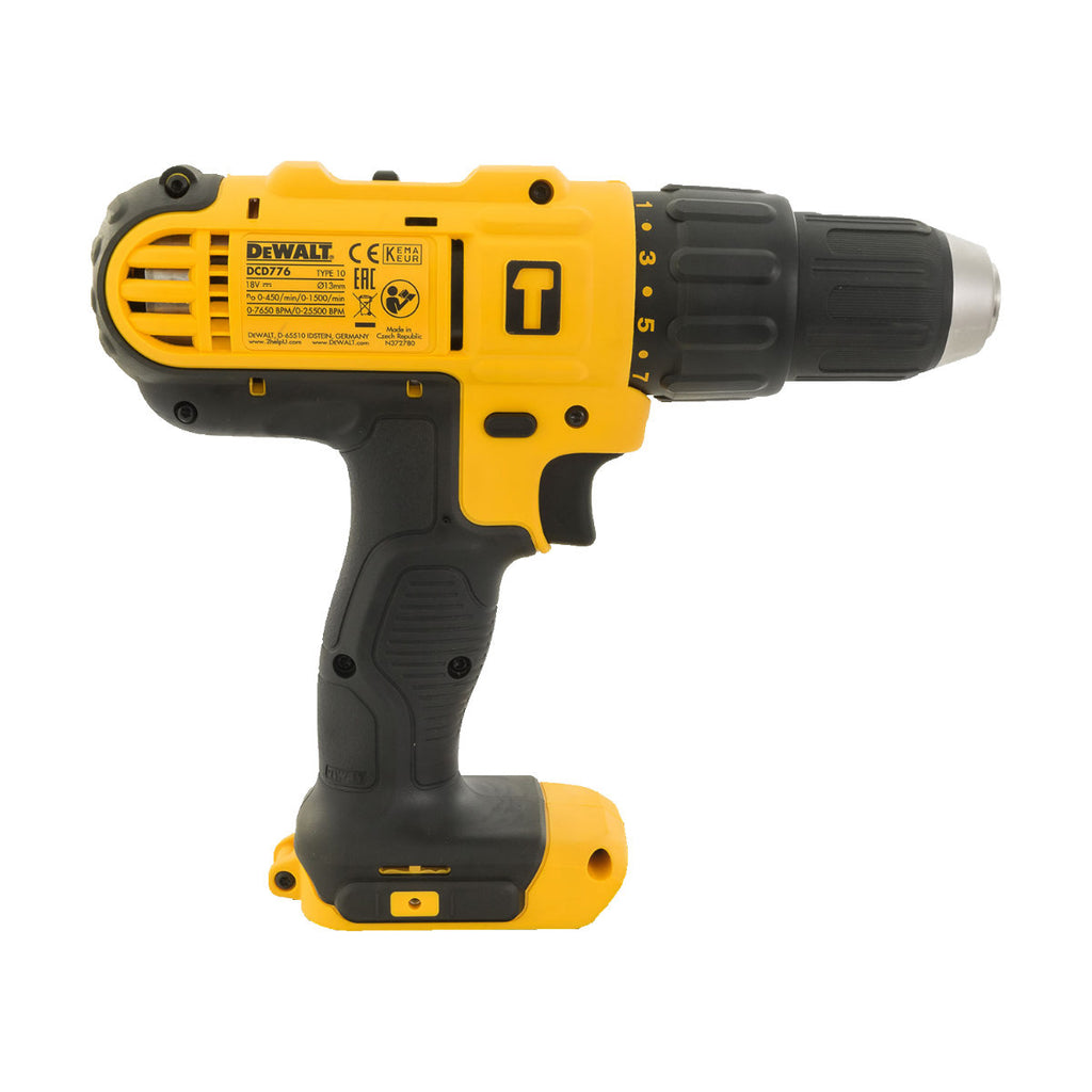 DeWalt Combi Drill Driver Cordless DCD776 Keyless Chuck 18V